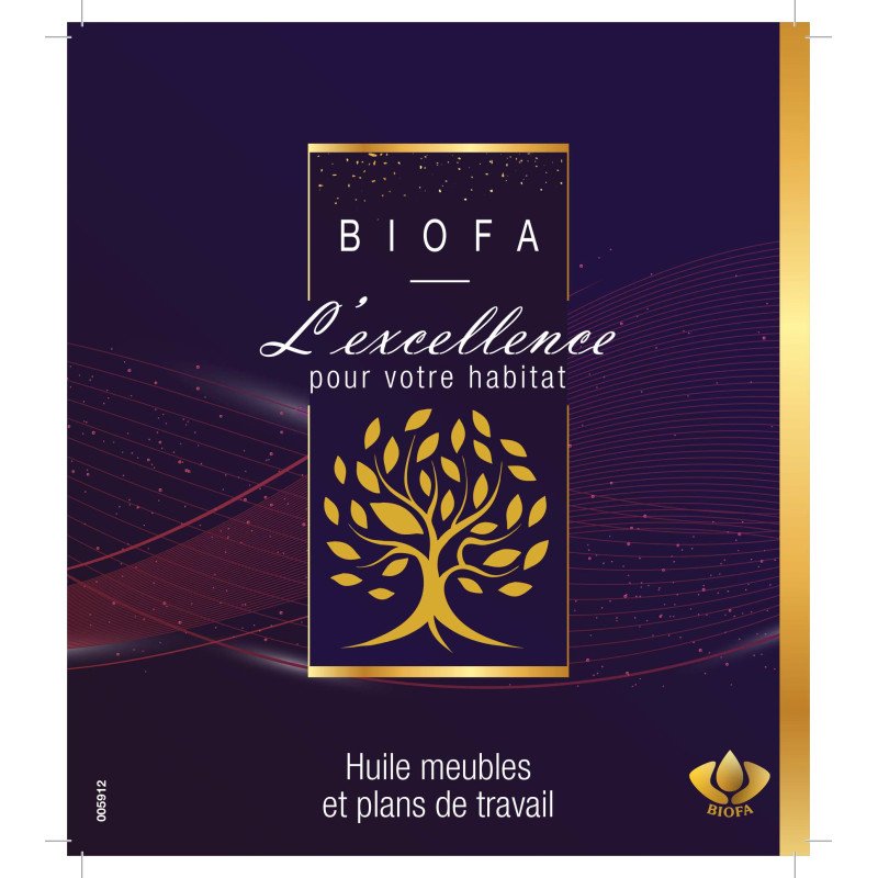 Huile pour meubles et plans de travail BIOFA